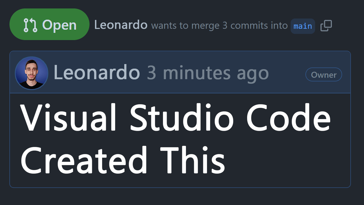 Create a Pull Request from Visual Studio Code | Leonardo Montini